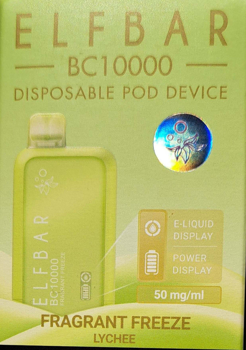 Fragrant Freeze Lychee 1x18ml ELFBAR BC10000 – vapebug.ca