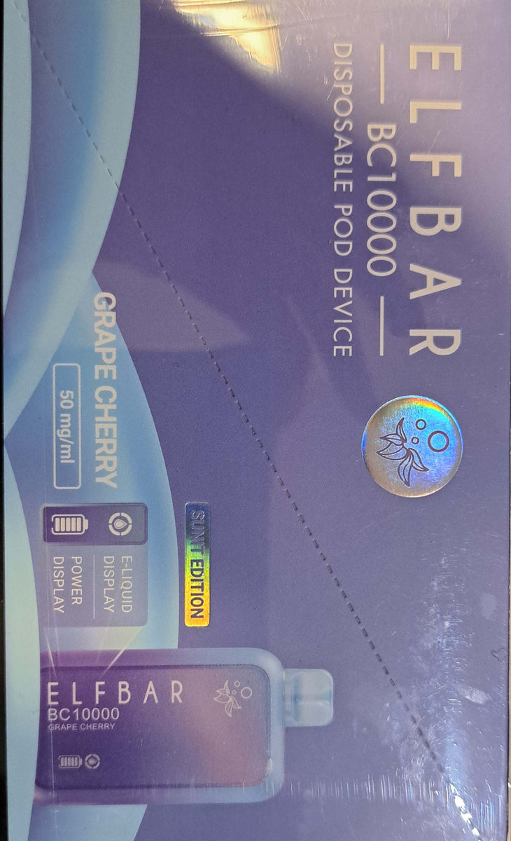 Grape Cherry 1x18ml ELFBAR BC10000 – vapebug.ca