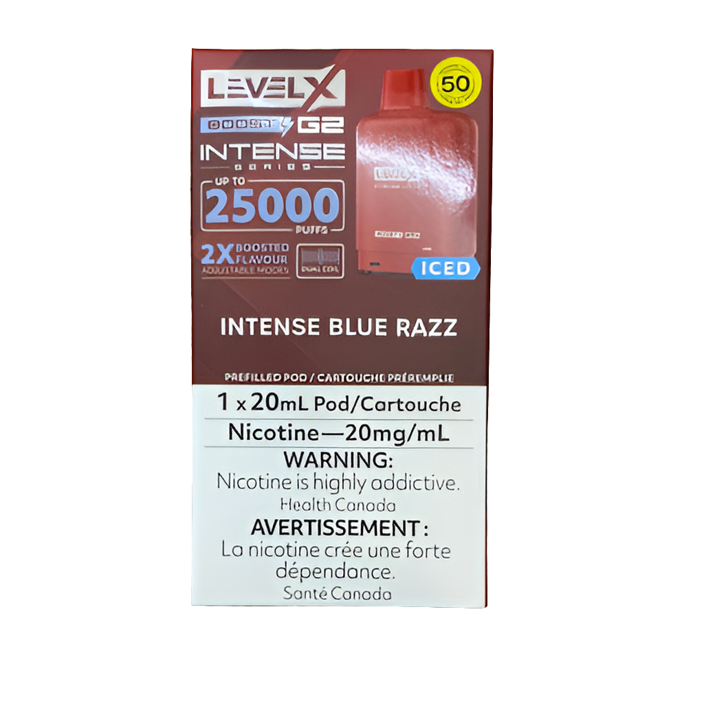 Intense Blue Razz Level x Boost G2 Pods – vapebug.ca